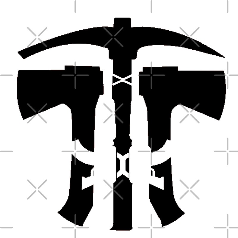 "Rust Axe Pickaxe AK " by cemolamli | Redbubble