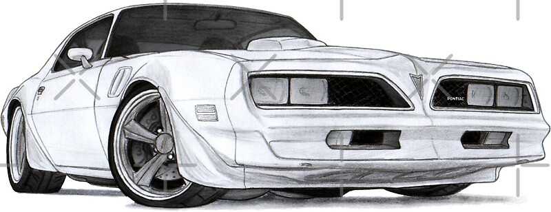 "1978 Firebird Trans Am Drawing" by ItsMeRuva | Redbubble