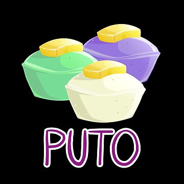 "Pinoy Favorites: Puto" Sticker for Sale by dnielle-river | Redbubble