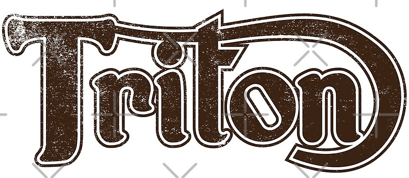 "Triton Classic Motorcycle" by vintageracer | Redbubble