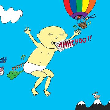 "A Big, Giant, Sneeze-Fart !" Poster for Sale by babychoochoo | Redbubble