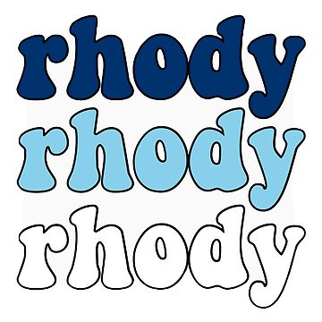 "rhody " Sticker for Sale by marissadwyer | Redbubble
