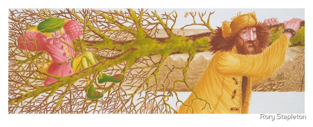 "Little Tailor 2 - dble half page internal illust, (pen & ink ...