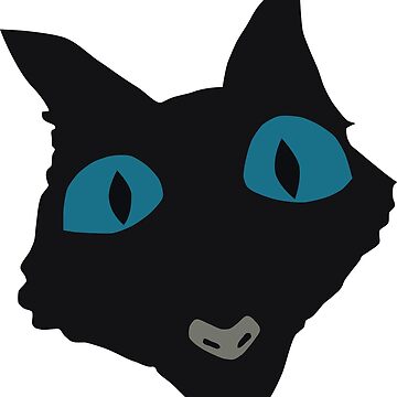 "Coraline Cat Vector Art" Poster for Sale by ordainedegg | Redbubble