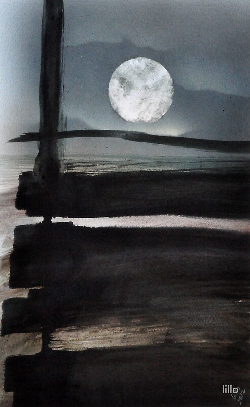 "The moon beyond" by lillo | Redbubble