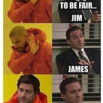 "Drake The Office Meme" Sticker for Sale by danibr0wn | Redbubble