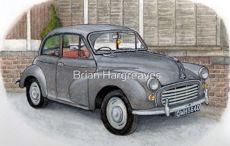 "Morris Minor" by Brian Hargreaves | Redbubble