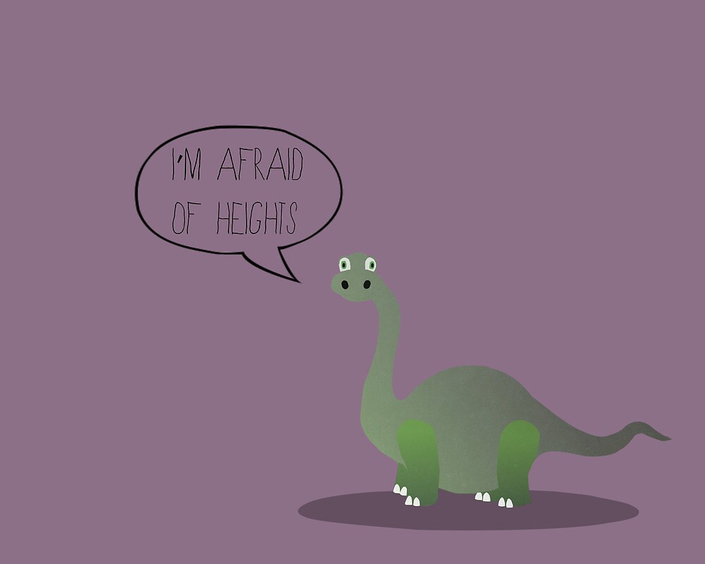 "He has Dinophobia" by CarP | Redbubble