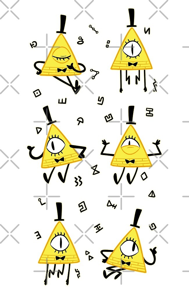 "Bill Cipher" by Blimpcat | Redbubble