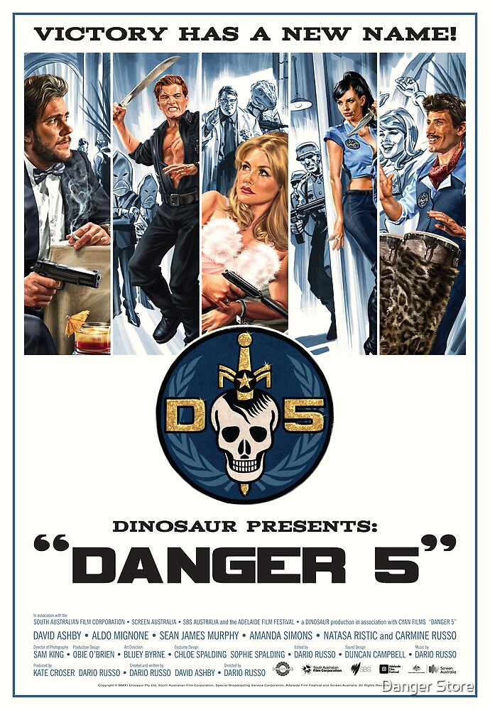 "Danger 5 Official Poster" by Danger Store | Redbubble