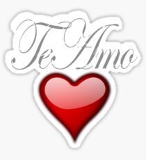 Te Amo: Stickers | Redbubble