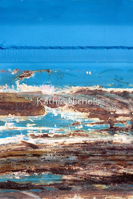 "Whale watching at the rock pools" by Kathie Nichols | Redbubble