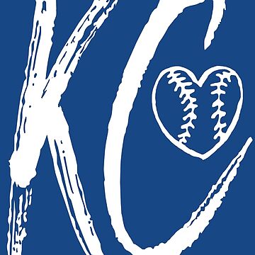 "Kansas City Baseball Heart, I love KC" Sticker for Sale by ...