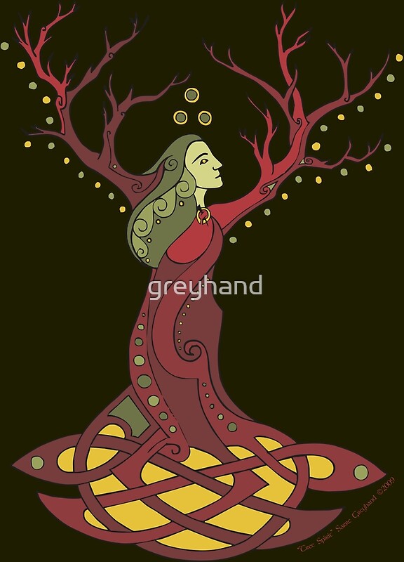 "Celtic Tree Spirit" by greyhand | Redbubble