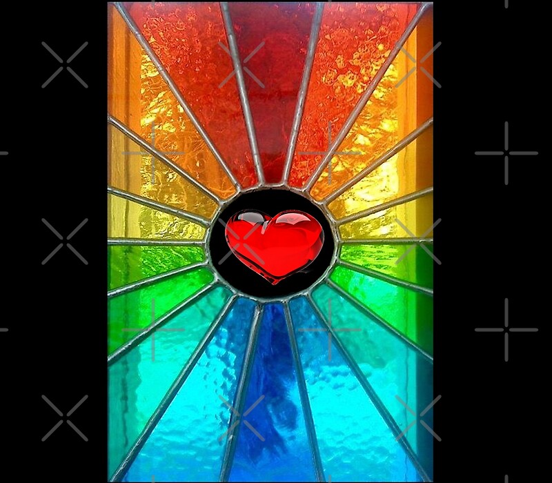 "Glass Heart - PATT0013" by 3-Starfish | Redbubble