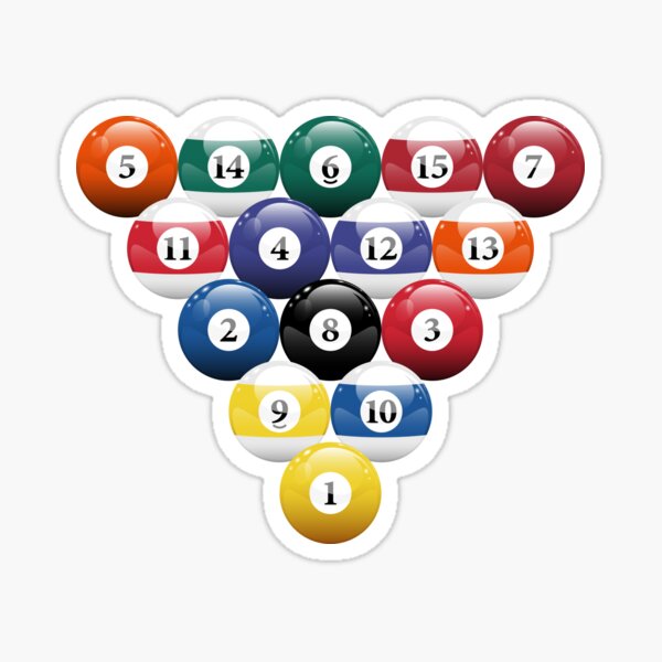 Pool Table Stickers | Redbubble