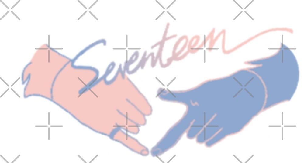 "Seventeen - Hands Logo" by hauntihng | Redbubble