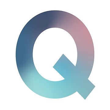 "Gradient Letter Q Initial Alphabet" Sticker for Sale by murialbezanson ...