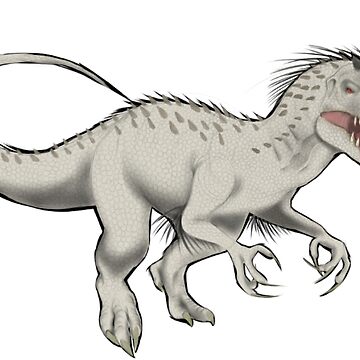 "Indominus Rex " Sticker for Sale by Sketchasaurus | Redbubble