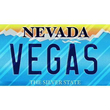 "Nevada License Plate" Sticker for Sale by isacaste | Redbubble