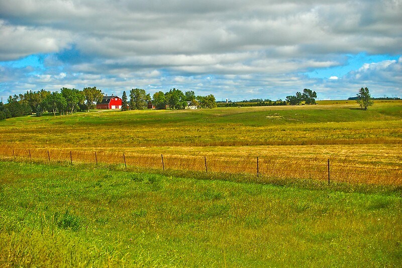 "Minnesota Farm Land" by Bryan D. Spellman | Redbubble