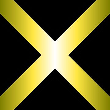 "Golden X" Essential T-Shirt for Sale by kerchow | Redbubble