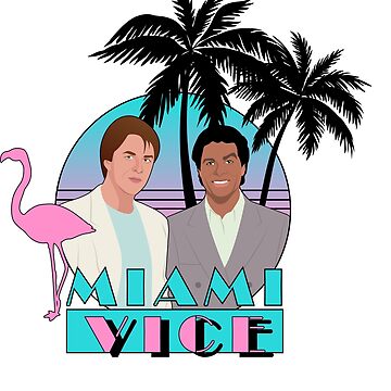 "Miami Vice" Sticker for Sale by sophiapetrillo | Redbubble