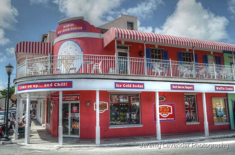 "Ice Cream Parlor on Bay Street in Downtown Nassau, The Bahamas" by ...
