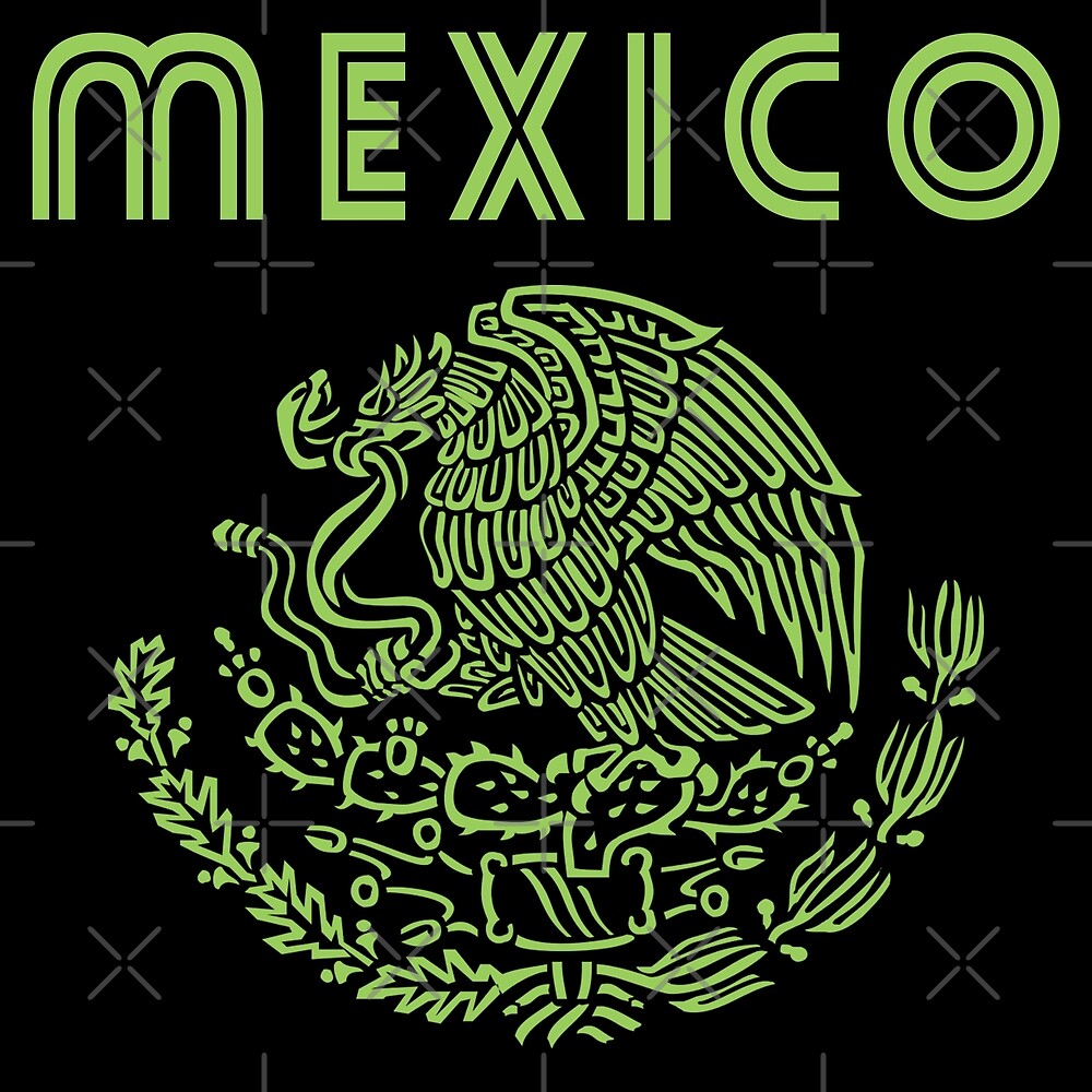 "Mexico Crest" by ForzaDesigns | Redbubble