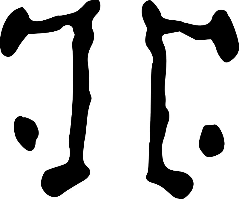 "Rorschach Logo" Stickers by Laracoa | Redbubble