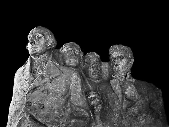 "Mount Rushmore National Memorial Scale Model" by Alex Preiss | Redbubble
