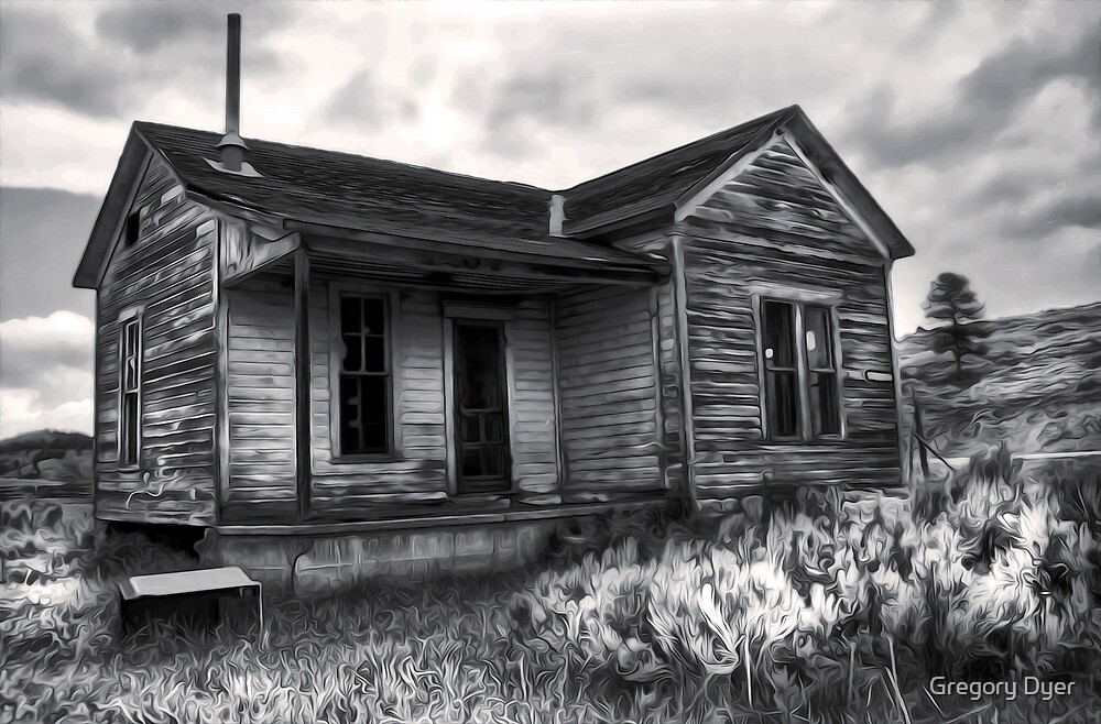 "Haunted Shack" by Gregory Dyer | Redbubble