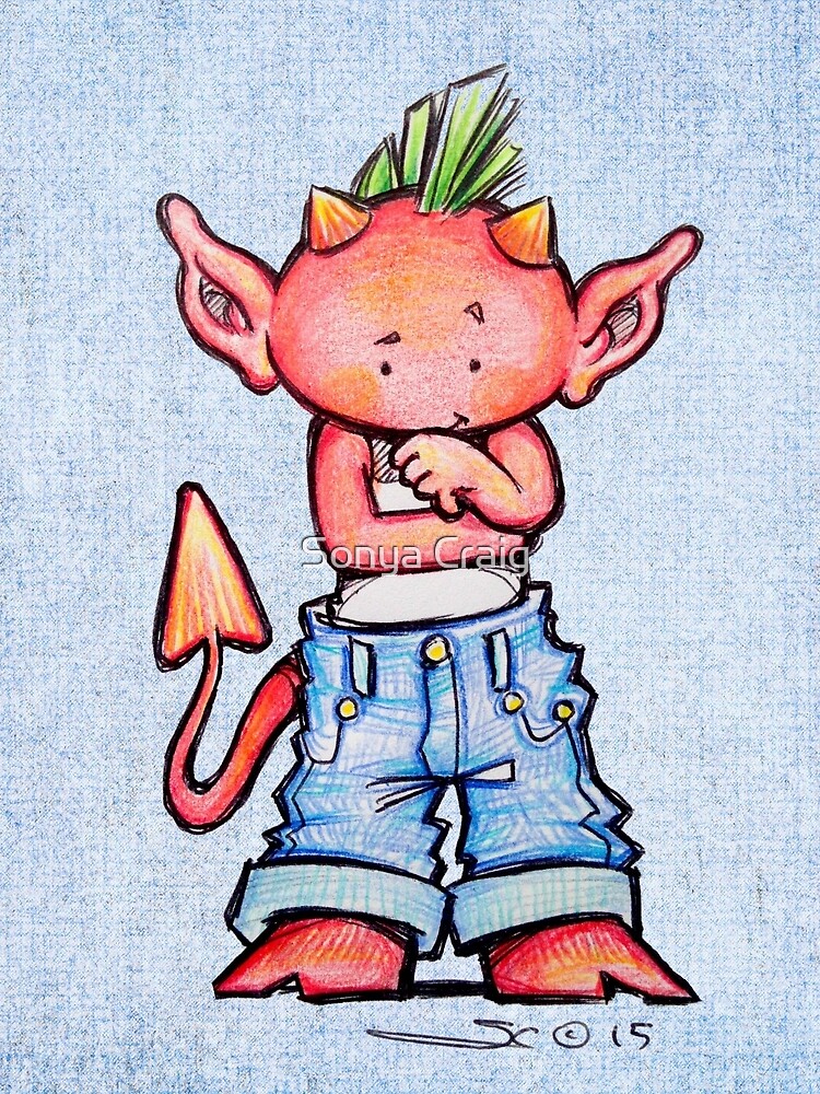 "Devil Dude" by Sonya Craig | Redbubble