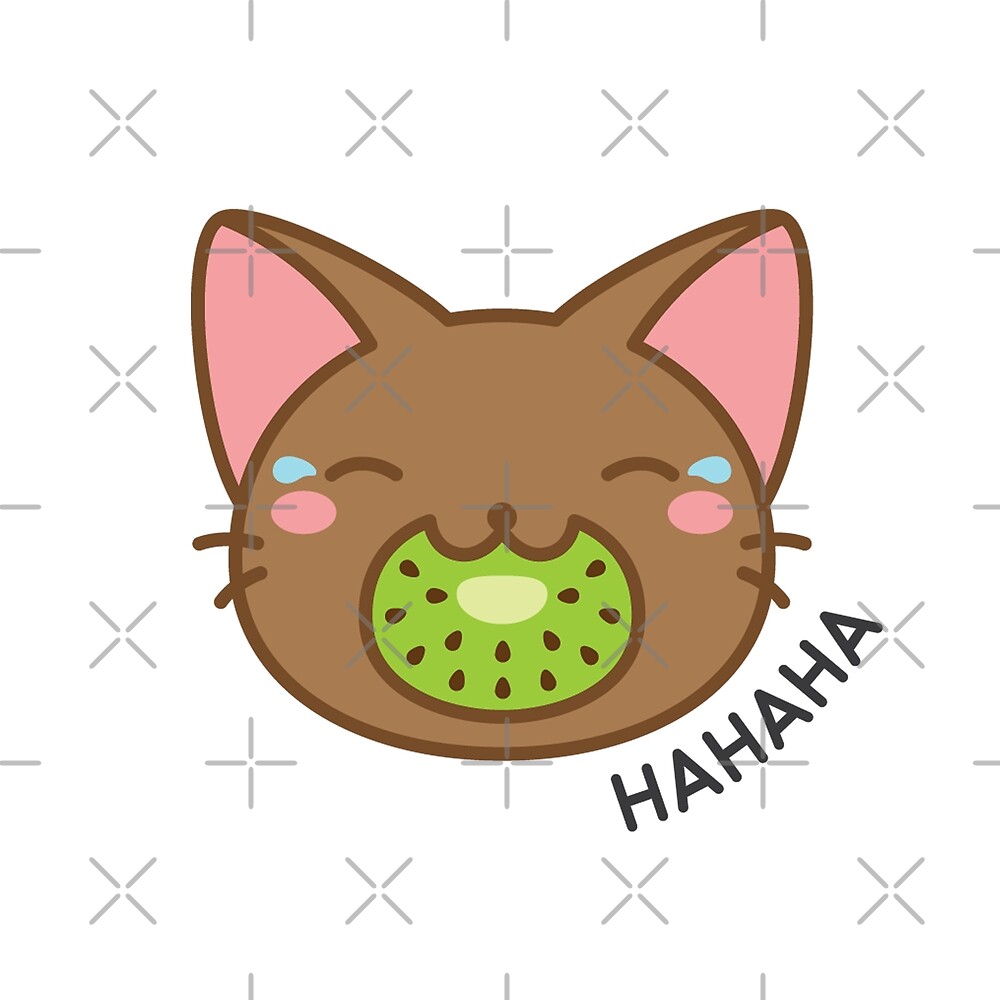 "KAWAII KIWI CAT" by RichPaulo | Redbubble