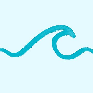 "Wave squiggle" Sticker for Sale by Pickle-Lily | Redbubble