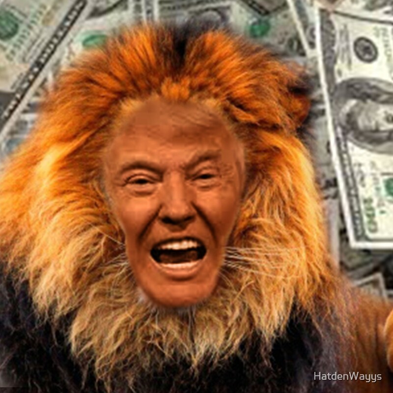 "Trump Lion" by HatdenWayys | Redbubble