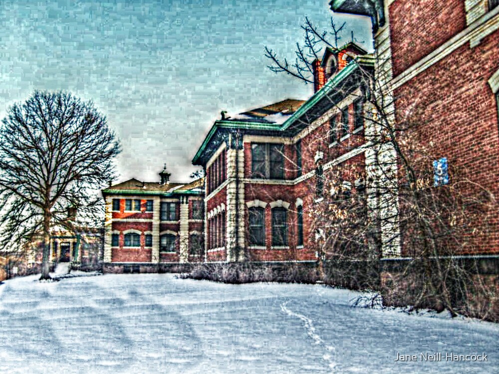 "Building 5 In the Snow, Overbrook Psychiatric Hospital" by Jane Neill ...
