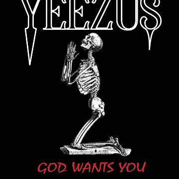 " Yeezus skeleton" Essential T-Shirt for Sale by RebeccaRe | Redbubble