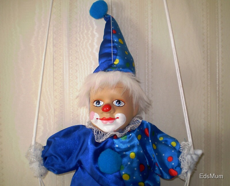 "Clown in a swing" by EdsMum | Redbubble