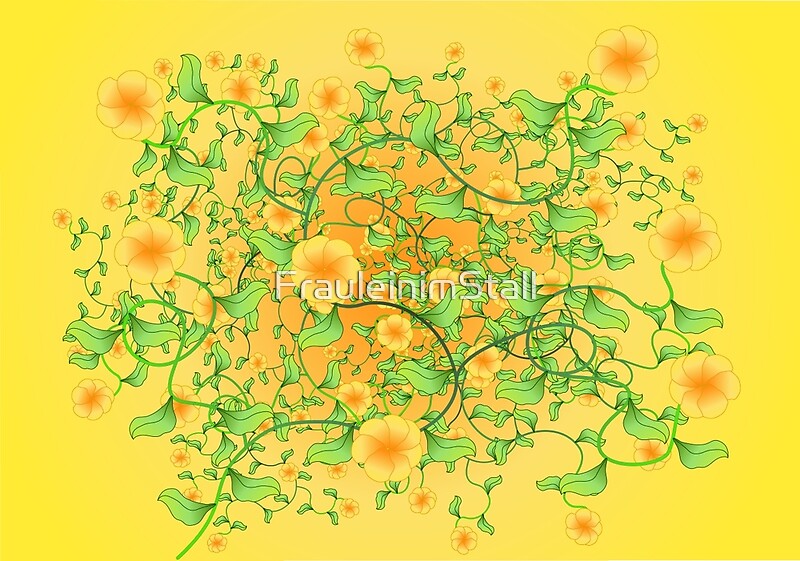 "Tangled flowers" by FrauleinimStall | Redbubble