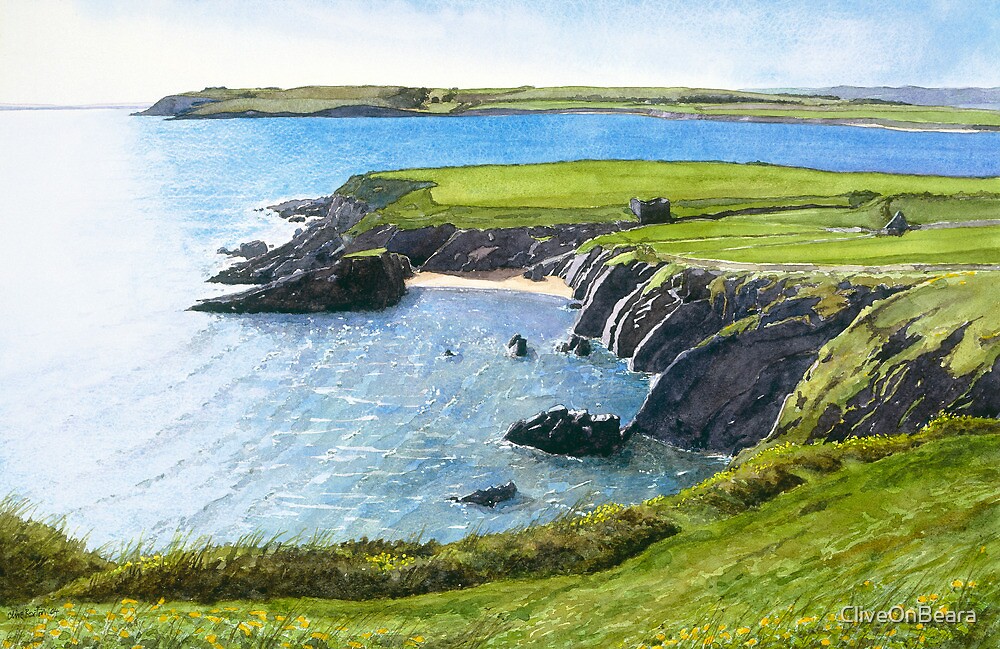 "High tide at Goat Island, Whiting Bay, Co.Waterford" by CliveOnBeara ...