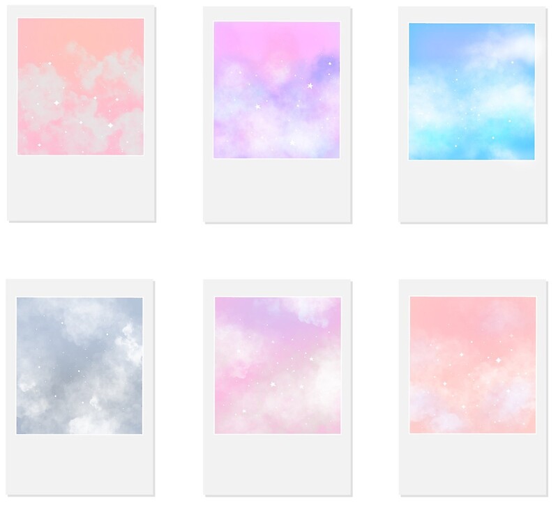 "Aesthetic Sky Polaroids " by Jay-cm | Redbubble