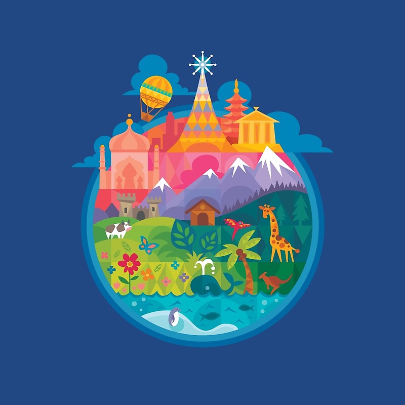 "Small World" by Wayne Minnis | Redbubble