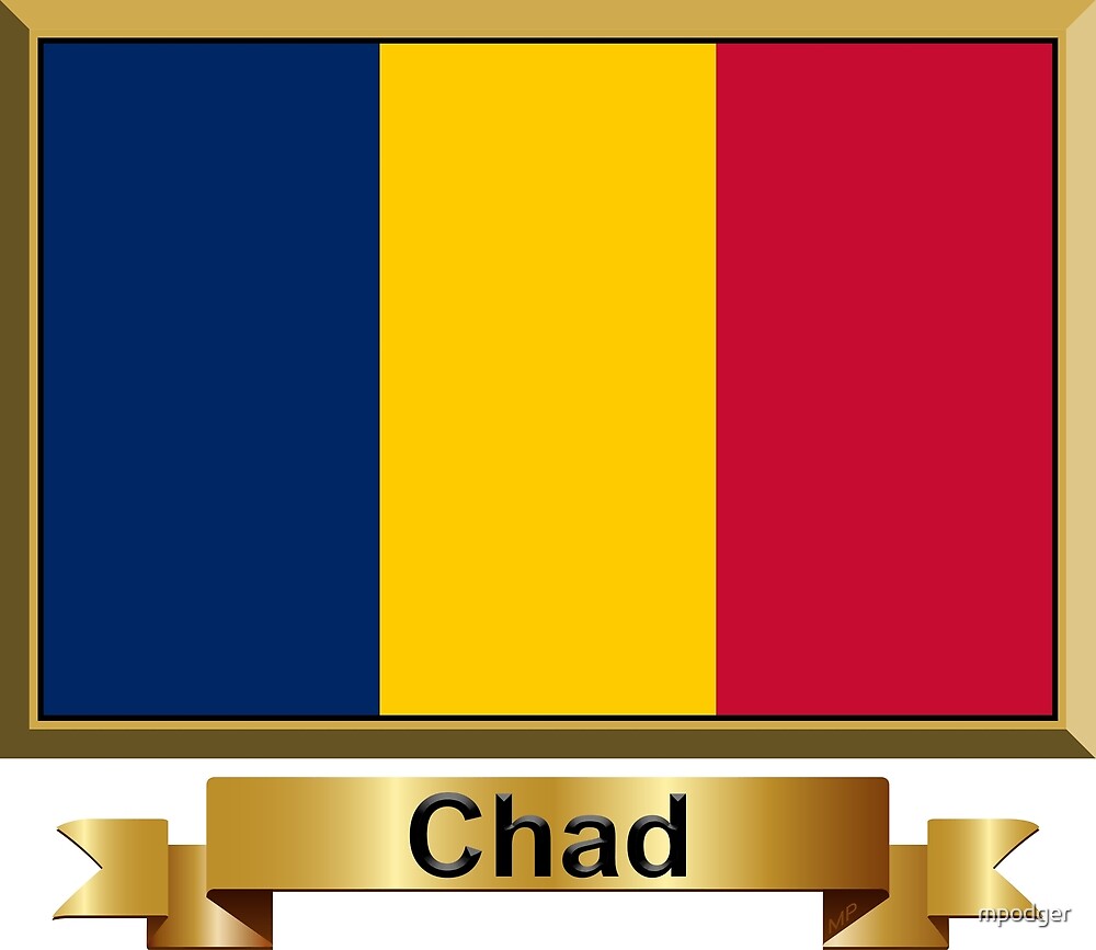 "Chad Flag Gifts, Stickers & Products (N)" by mpodger | Redbubble