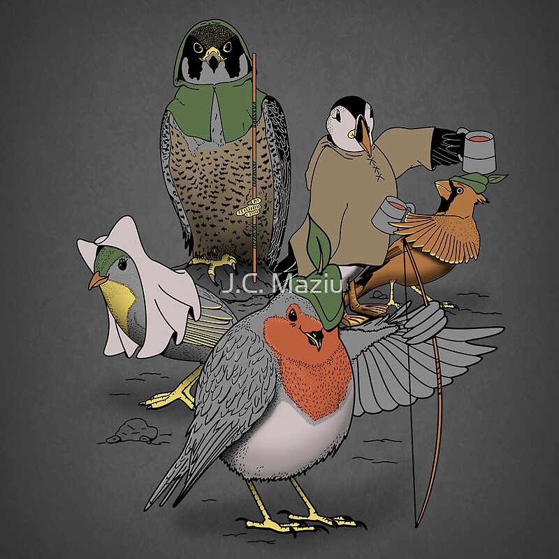 "Robin and his merry friends." by J.C. Maziu | Redbubble