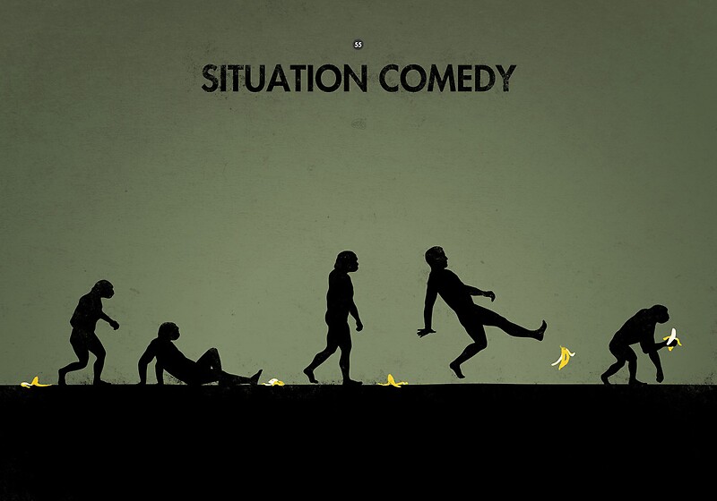 "99 Steps of Progress - Situation comedy" by maentis | Redbubble