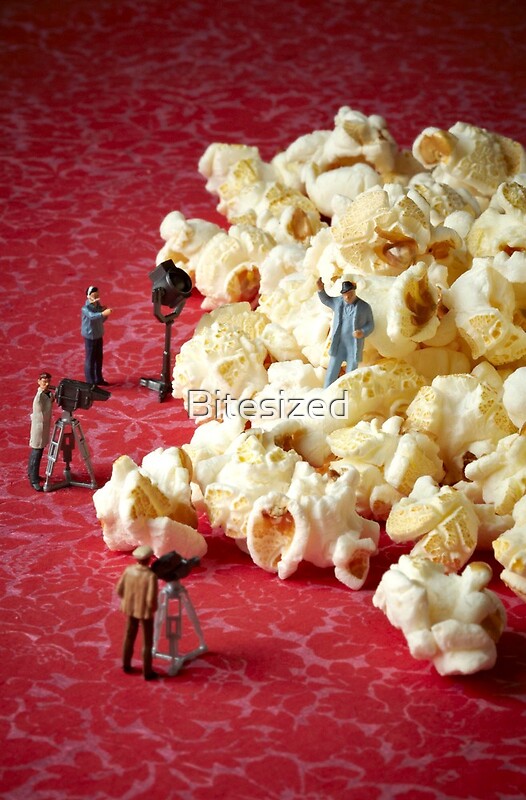 "Hollywood popcorn" by Bitesized | Redbubble