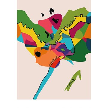 "CONGLETON | MAP" Art Board Print for Sale by axelle1410 | Redbubble