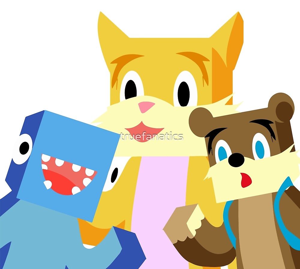 "Minecraft Youtuber Stampy Cat, iBallisticsquid, L for Lee x" by ...