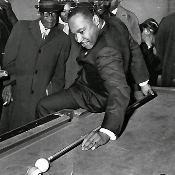 "Martin Luther King Jr. MLK Pool Billiards Design" Sticker for Sale by ...